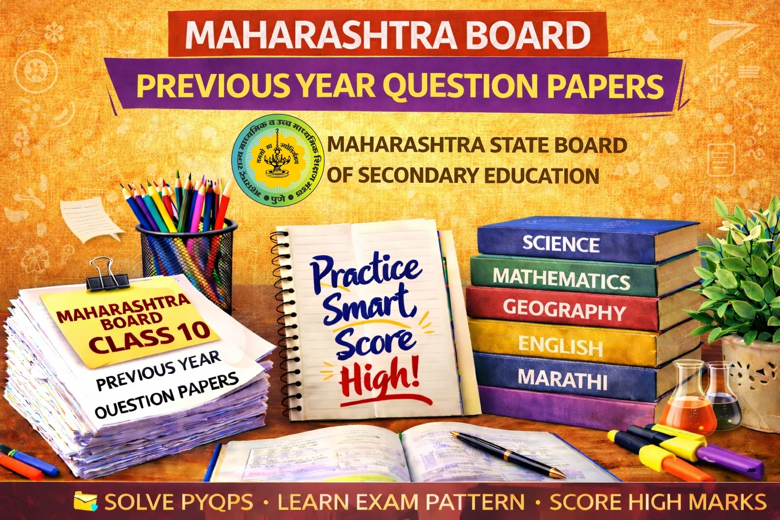 Maharashtra Board Class 10 Previous Year Question Papers - 2015 to 2026 ...
